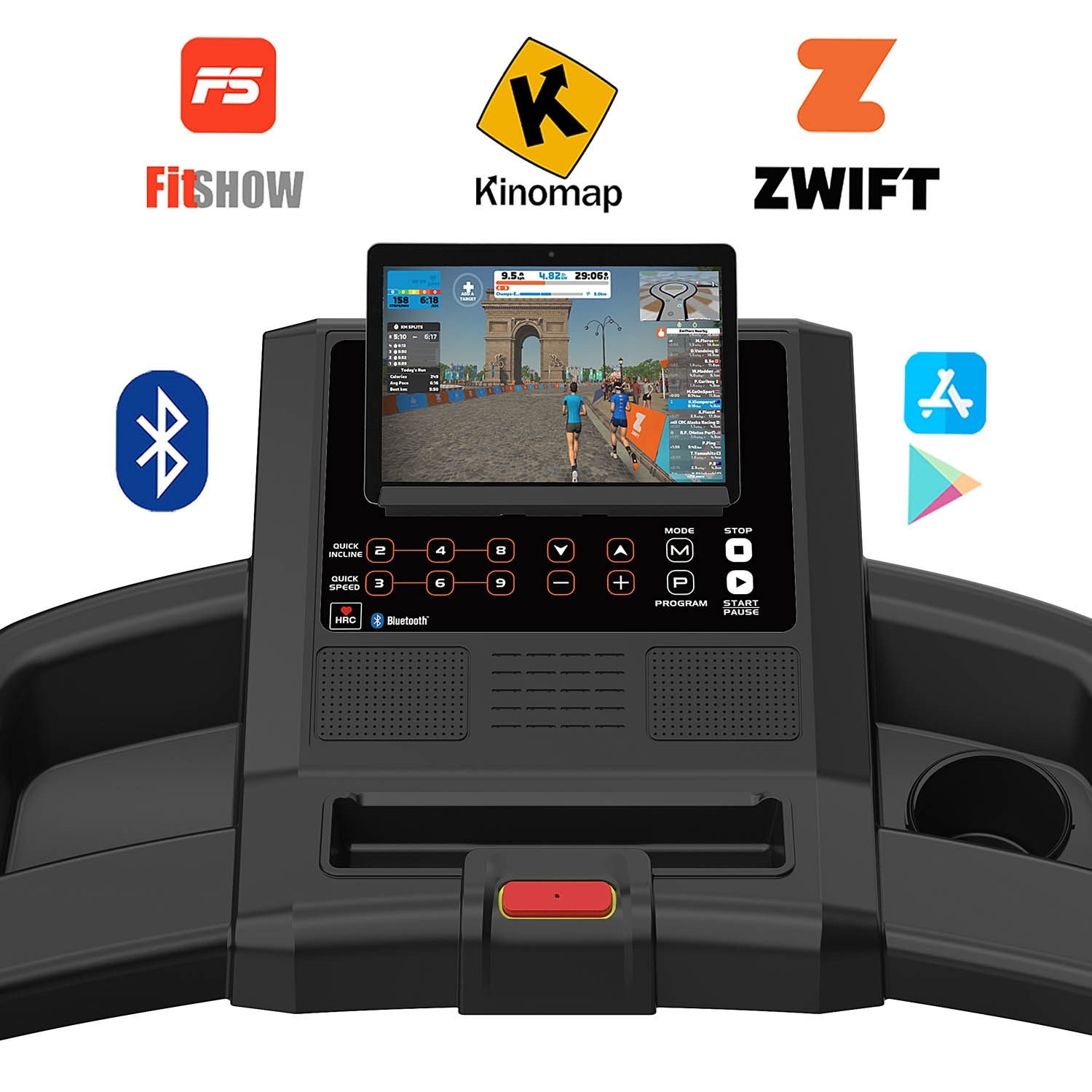 Tapis roulant Bcube QT-A5.5 - Inclinazione Elettrica - Tapis Roulant ...